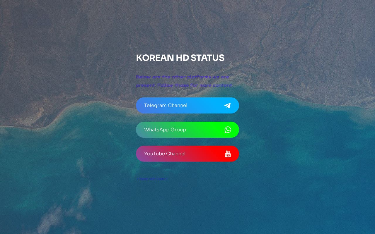 Korean HD Status